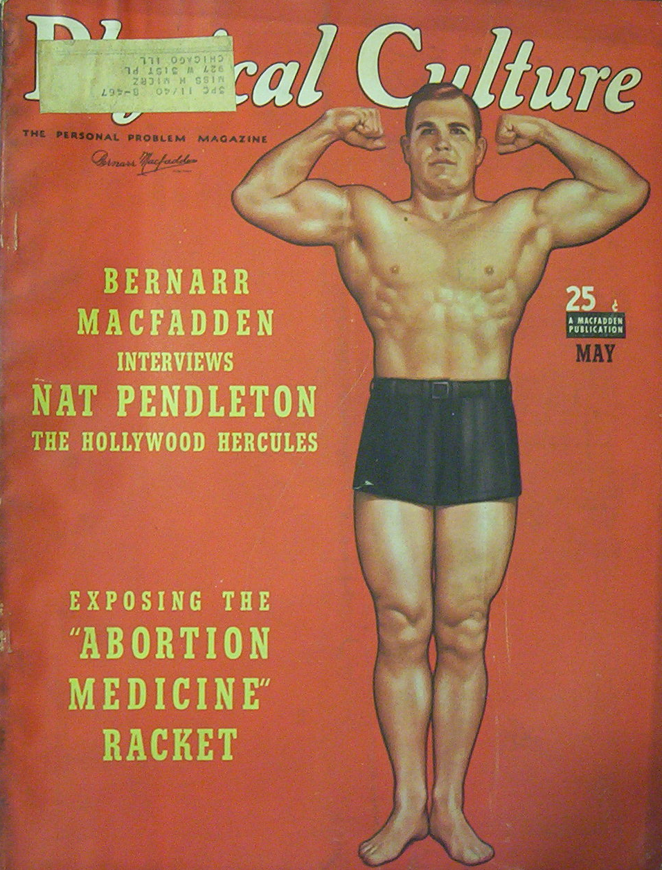 The Hollywood Hercules, Nat Pendleton (Physical Culture, May 1940 ...