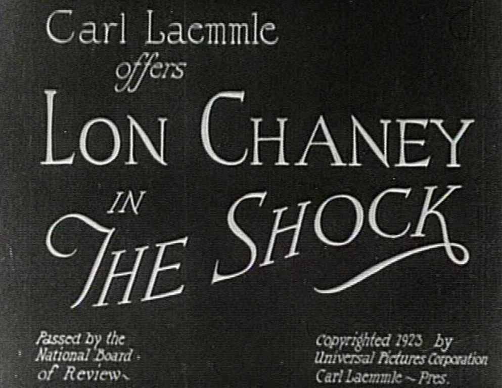 The Shock (1923) – The Motion Pictures